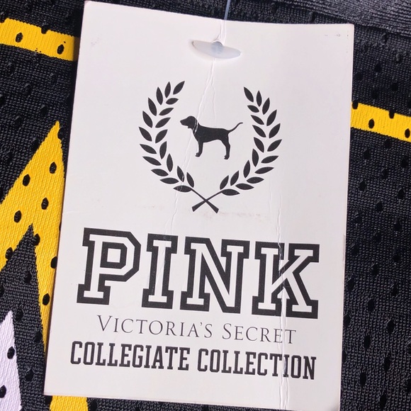 PINK Victoria's Secret | Tops | Pink Collegiate Army Jersey Shirt ...